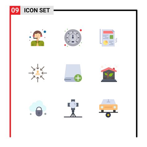 modern flat design icon set 1339424 vector art at vecteezy