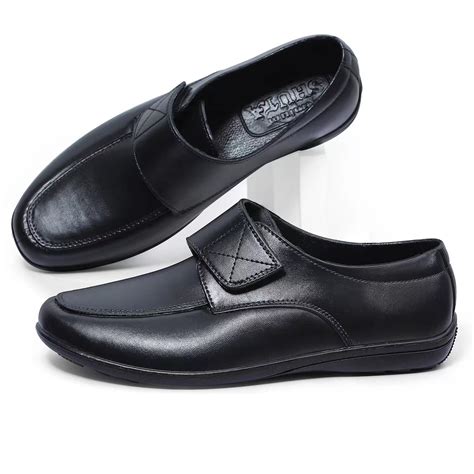 Shuta Black Shoes School Rubber Shoes Office Work Shoes For Men And