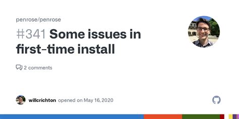 some issues in first time install · issue 341 · penrose penrose · github