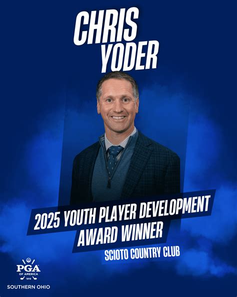 2025 Sopga Awards Spotlight Chris Yoder Pga Southern Ohio Pga
