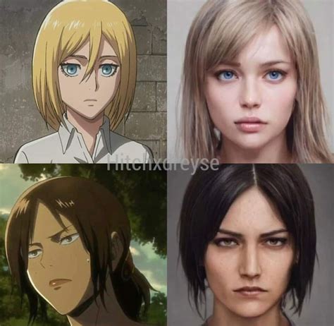 Aot Characters In Real Life Attack On Titan Amino Attack On