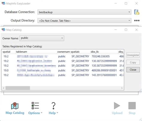 how to create a mapinfo map catalog using easy loader gis tutorial