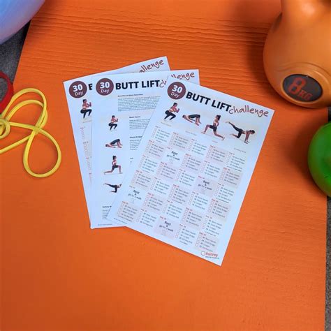 30 Day Butt Lift Challenge Lower Body Workout Plan Butt Workout