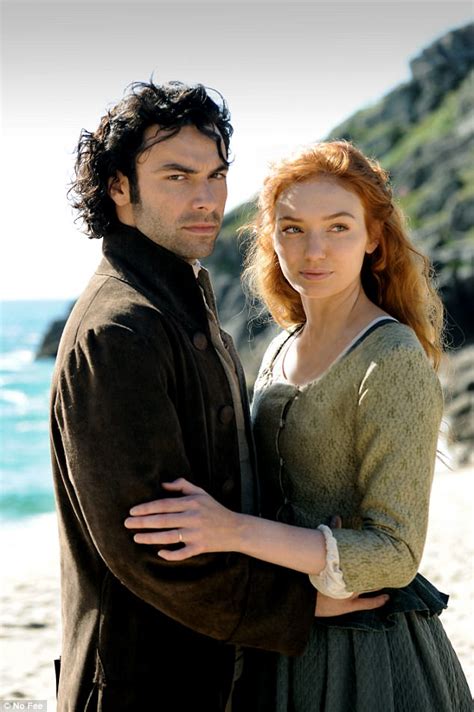 Poldark Star Eleanor Tomlinson Is Chic In Monochrome Daily Mail Online