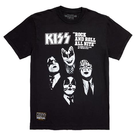 Rock And Roll All Nite Dtk T Shirt Kiss Official Store