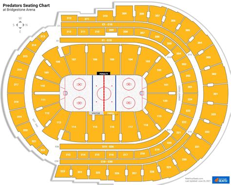 Nashville Predators Seating Chart