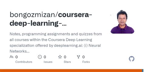Github Bongozmizancoursera Deep Learning Specialization2022v2