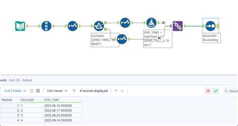 solved date time plus one day alteryx community