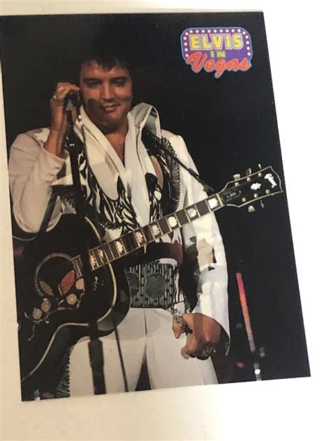 Elvis Presley The Elvis Collection Trading Card 454 Elvis In White