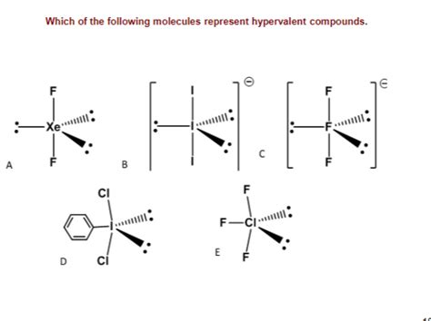 Solved Which Of The Following Molecules Represent