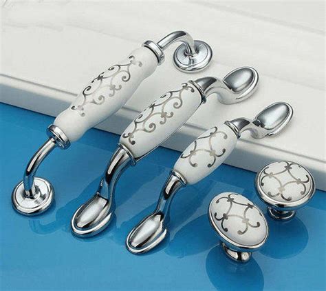 White Kitchen Cabinet Knobs White Black Square Knob Drawer Knobs Pulls