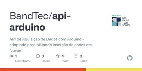 GitHub BandTec api arduino API de Aquisição de Dados com Arduino adaptado possibilitando