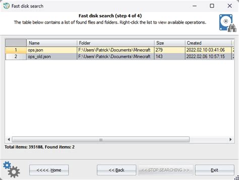Fastest Disk Search