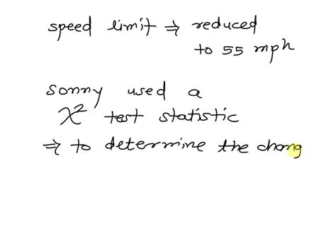 SOLVED The National Speed Limit In The United States Was Reduced To 55 Mph In 1974 Proponents
