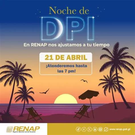 Renap Atenderá En Horario Extendido Con 5 Oficinas En Abril 2025