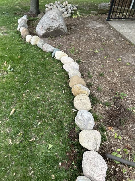 River Rock Landscaping Edgers