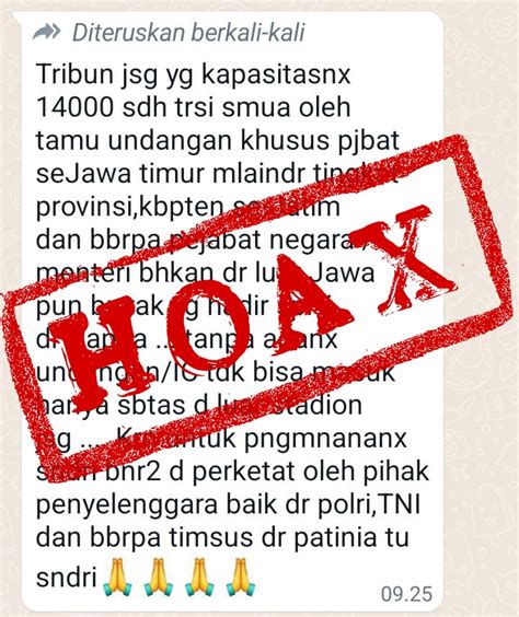 Pemkab Jember Tegaskan Info Jsg Full Dalam Pembukaan Porprov Vii Hoax