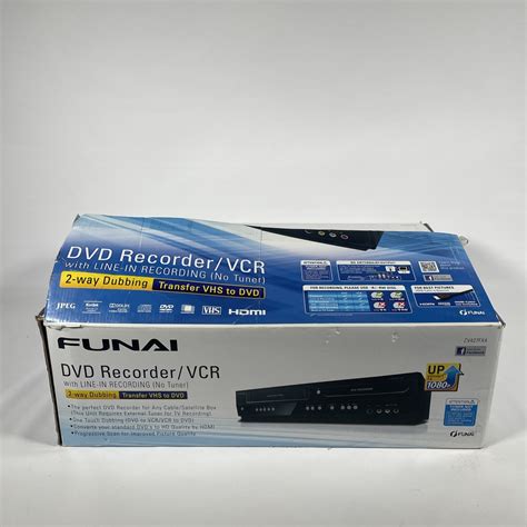 Funai Sv2000 Wv806 4 Head Hifi Vcr Vhs Recorder Dvd Player New Open Box