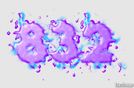 832 Text Effect And Logo Design Number