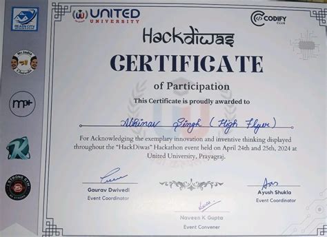 Abhinav Singh On Linkedin Hackdiwas Highflyer Hackdiwas United