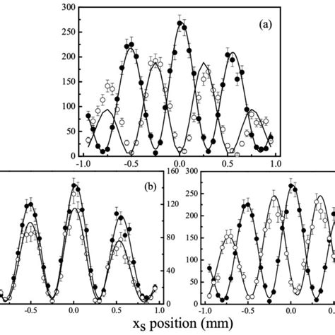 Double Slit Interference Patterns In A The Conditional Interference