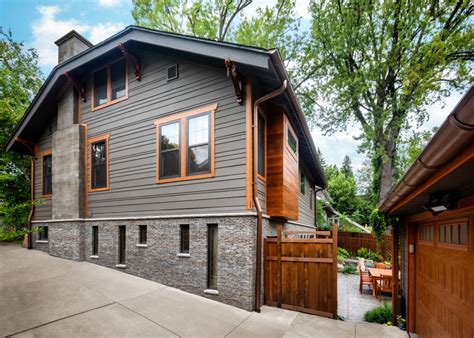 Cedar Trim And Accents Craftsman Exterior Minneapolis By Mantis