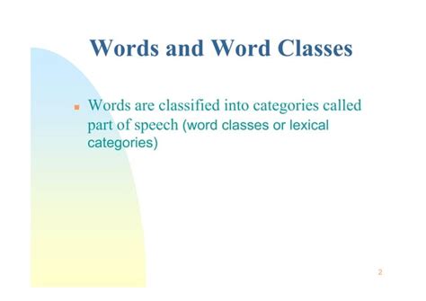 Word Level Analysis Pdf