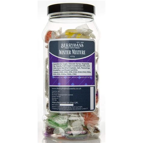 Winter Mixture Voted The Uks 1 Favourite Sweet Shop Berrymans Sweets