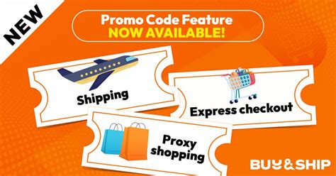 Promo Code Feature Is Here Save More On Shipping Express Checkout Products Buyandship Sg