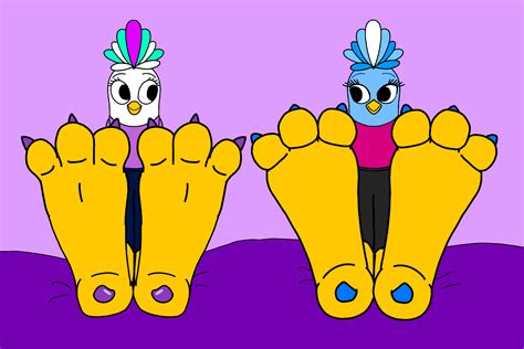 Fiona And Tracys Bird Feet Comparison By Maxthecyanbird On Deviantart