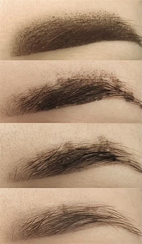 Powder Brows Healing Stages