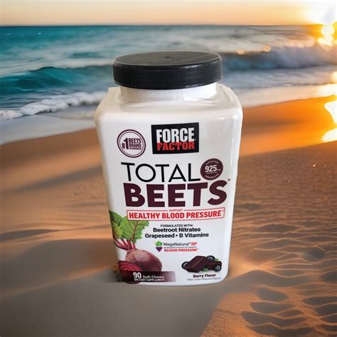 Force Factor Total Beets Blood Pressure Support Beet Root Supplement