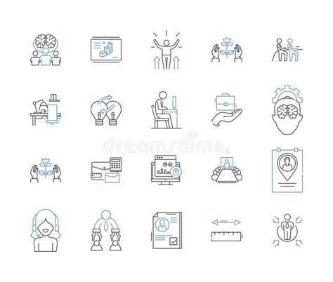 Assessment Management Outline Icons Collection Assessment Management