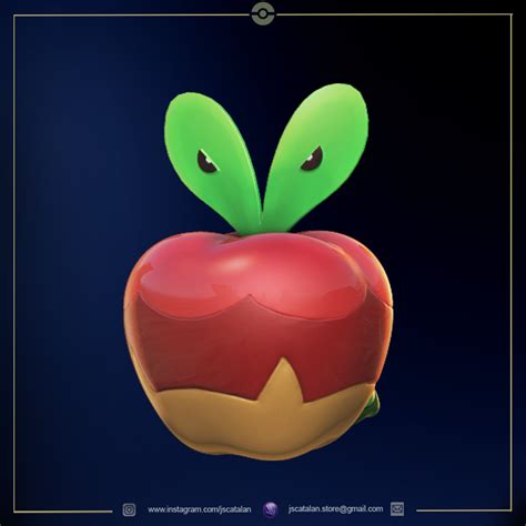 Arquivo Grátis Stl Applin Pokemon 🐉 ・modelo Para Baixar E Imprimir Em