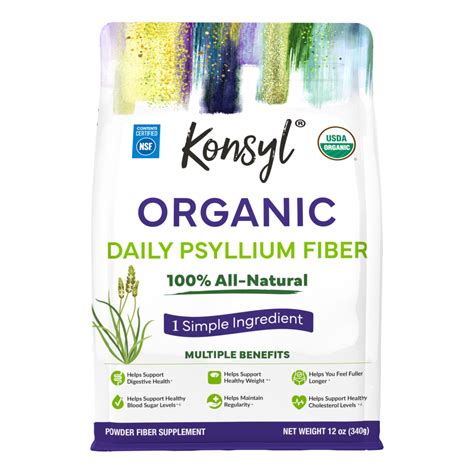 Daily Psyllium Packets Shop Daily Psyllium Fiber Sticks Konsyl