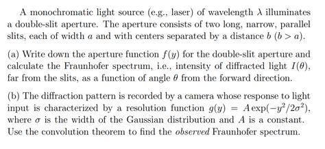 Solved A Monochromatic Light Source E G Laser Of