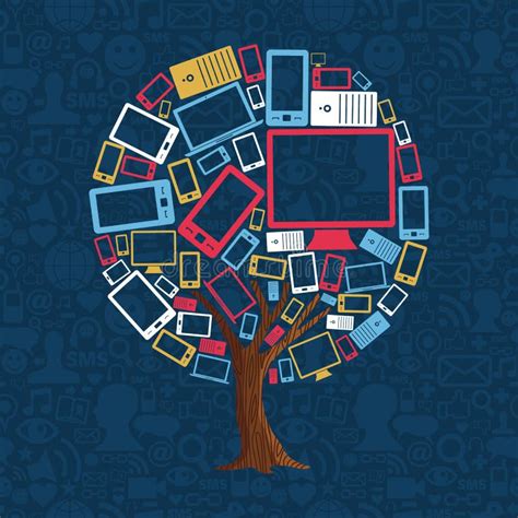 Technology Device Symobls Stock Vector Illustration Of Computer 31752801