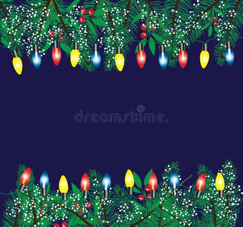 Vector Christmas Lights Stock Vector Illustration Of Glow 81814222