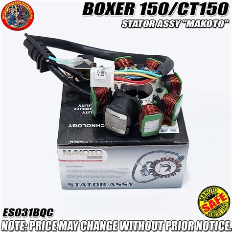 Boxer 150ct150 Stator Assy Makoto Es031bqc Shopee Philippines