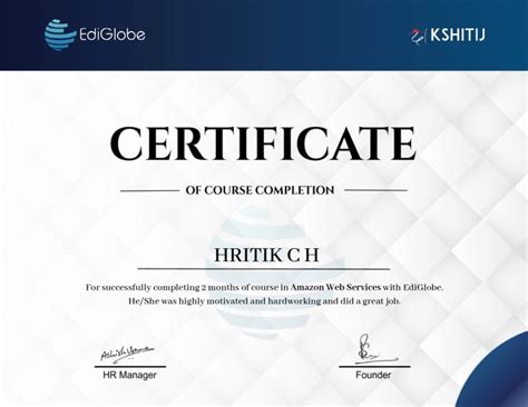 Aws Cloudcomputing Learning Certification Careergrowth Ediglobe Hritik C H
