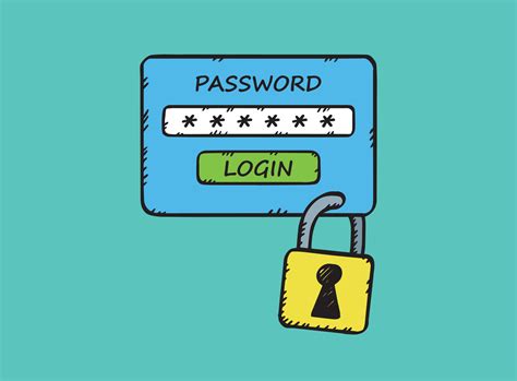A Hand Drawn Illustration Of Blocked Access A Password Must Be Entered To Gain Access 16072423