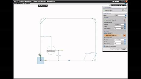 nx 7 5 sketch linear pattern youtube