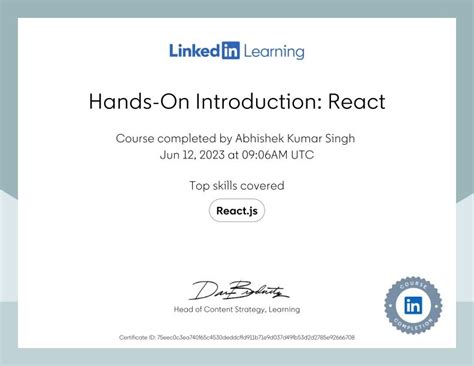 Abhishek Kumar Singh On Linkedin React Frontend Technology