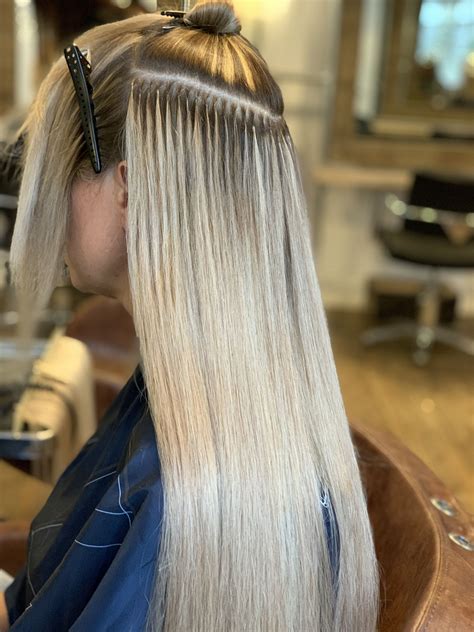Behind The Scenes Of Fitting 22 Micro Bonds With Great Lengths Hair