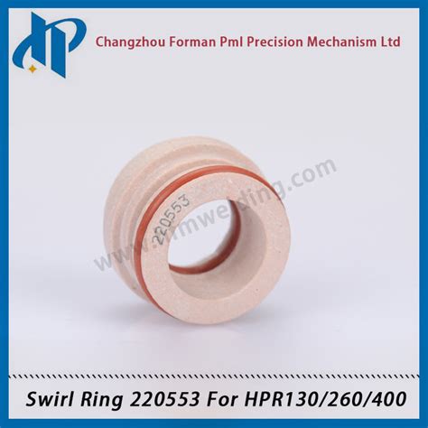 China Swirl Ring 220553 For Hpr130260400 Plasma Cutting Torch