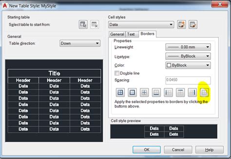 Solved Excel Datalink In Autocad Without Borders Autodesk Community