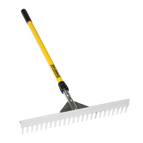 Midwest Rake 24 Baserunner Rake With 39 70 Telescopic Fiberglass