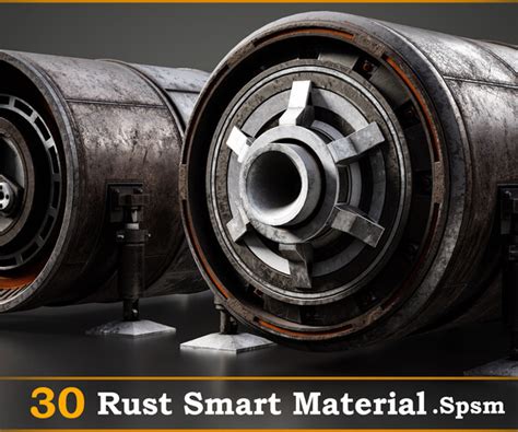 Artstation 30 Rust Smart Material Vol3 Game Assets
