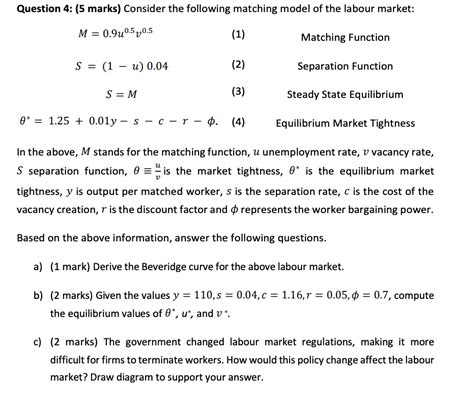 solved question 4 5 marks consider the following matching