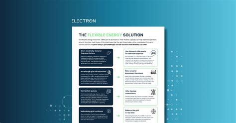 Infographic Grid Challenges And The Flexible Energy Solution Electron